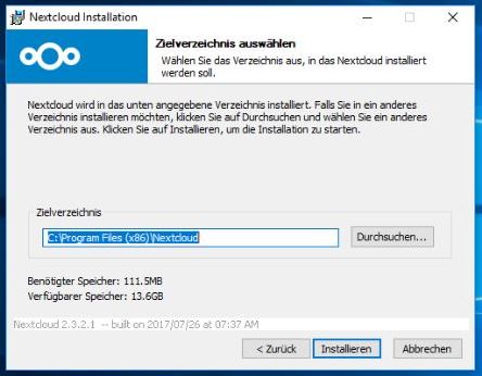 Nextcloud Client Installation Windows - Purwin-IT