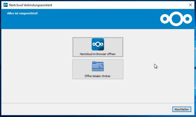 Nextcloud Client Installation Windows - Purwin-IT